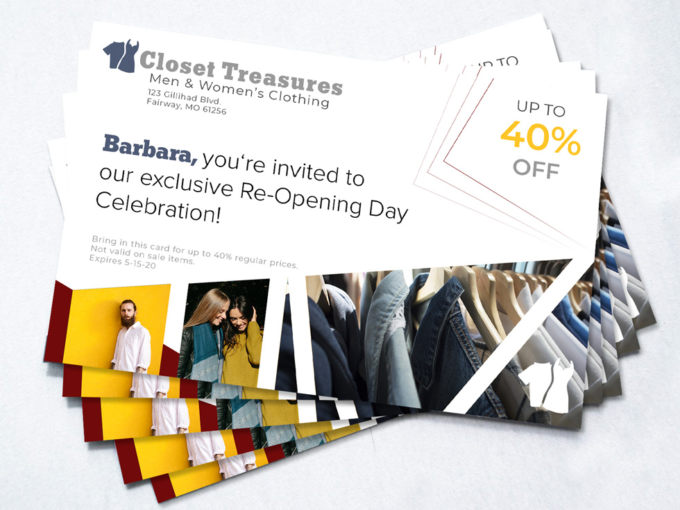 Re-Open Doors Using Direct Mail - Boelte Hall
